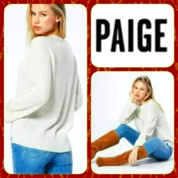 PAIGE | Sweaters | Paige Baskin Sweater White | Poshmark